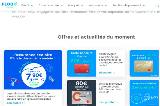 Floa bank avis : évaluations et témoignages sur la Banque Casino