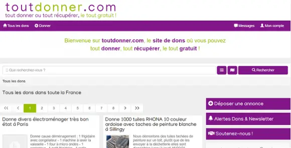 10 sites de don d'argent, d'objets et de meubles entre particuliers